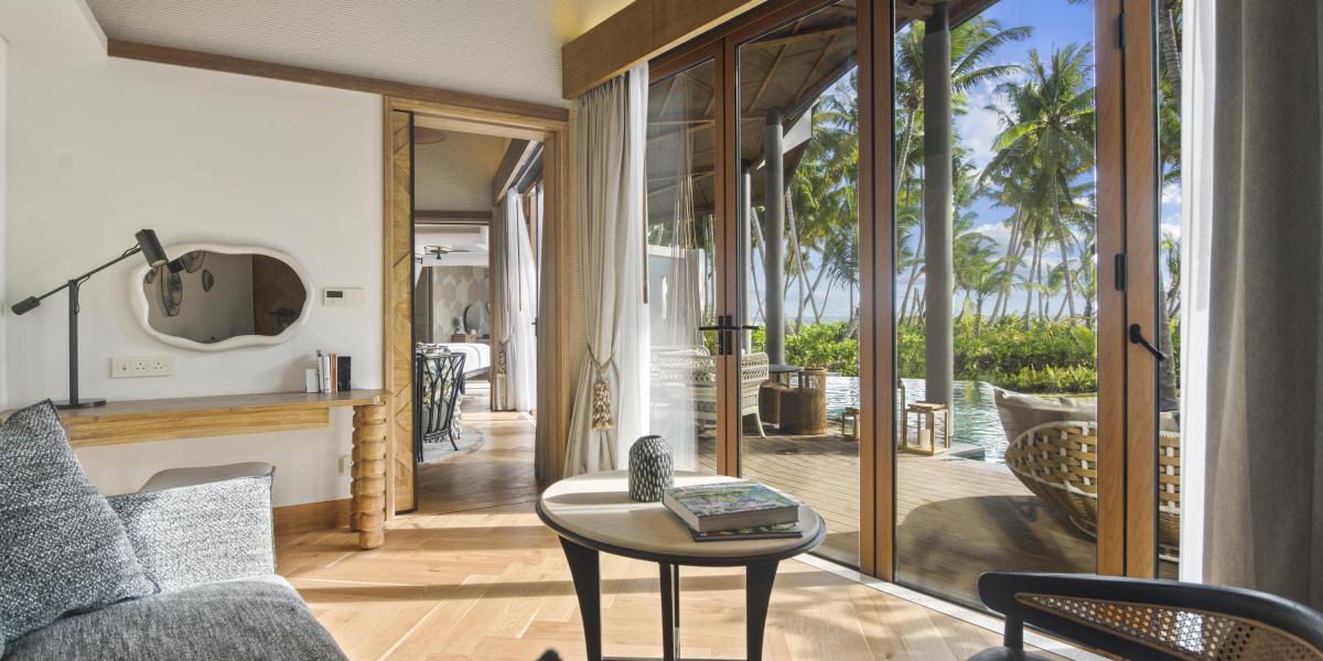 Resort "Waldorf Astoria Seychelles Platte Island" on Platte Island ...