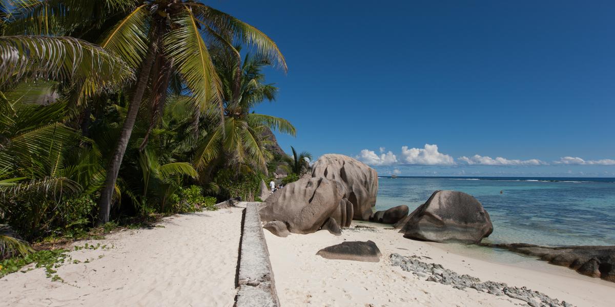 Plage "Anse Source d'Argent" La Digue (Seychelles)