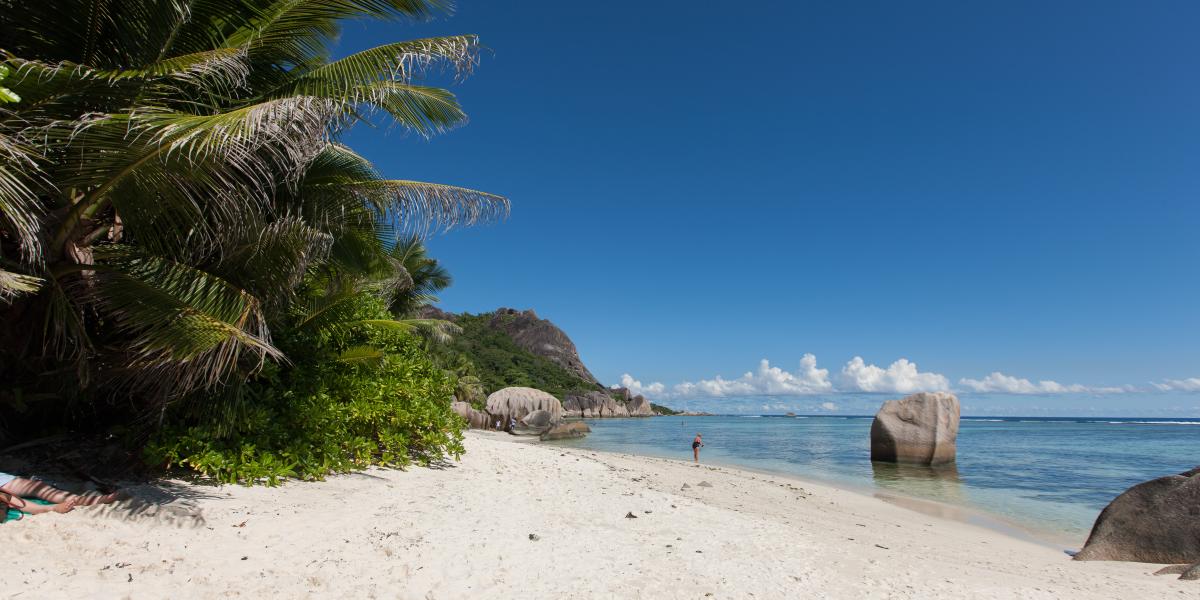 Plage "Anse Source d'Argent" La Digue (Seychelles)