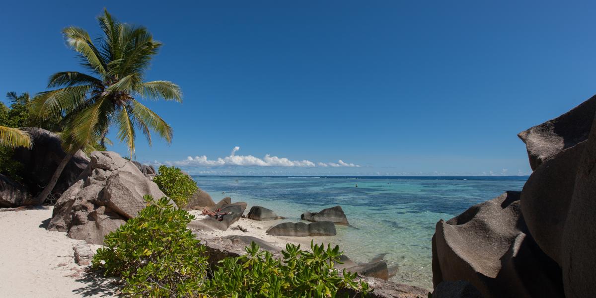 Plage "Anse Source d'Argent" La Digue (Seychelles)