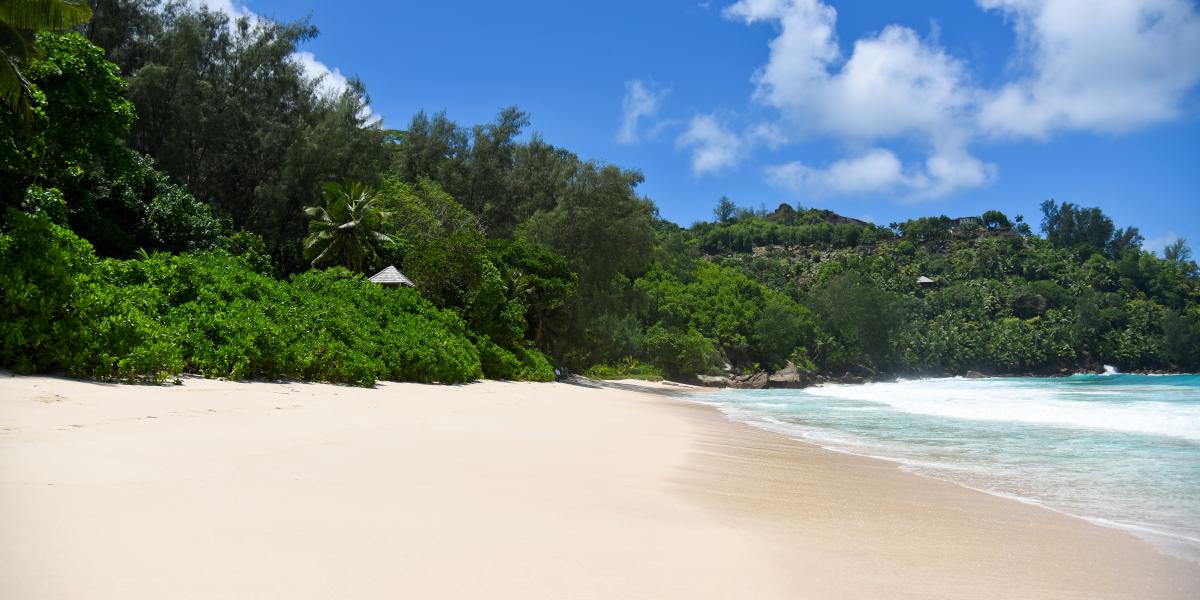 Beach "Anse Intendance" Mahé (Seychelles)