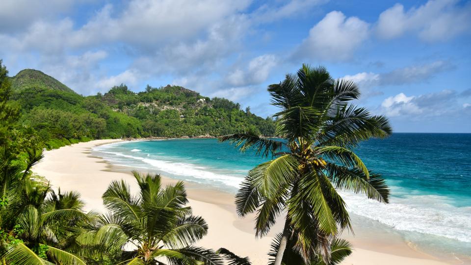 Beach "Anse Intendance" Mahé (Seychelles)