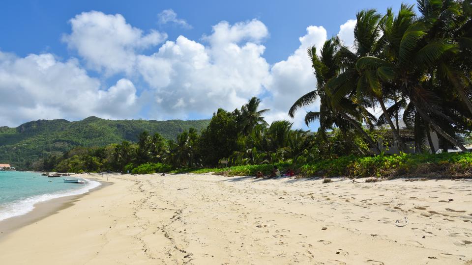 Beach "Anse Royale" Mahé (Seychelles)