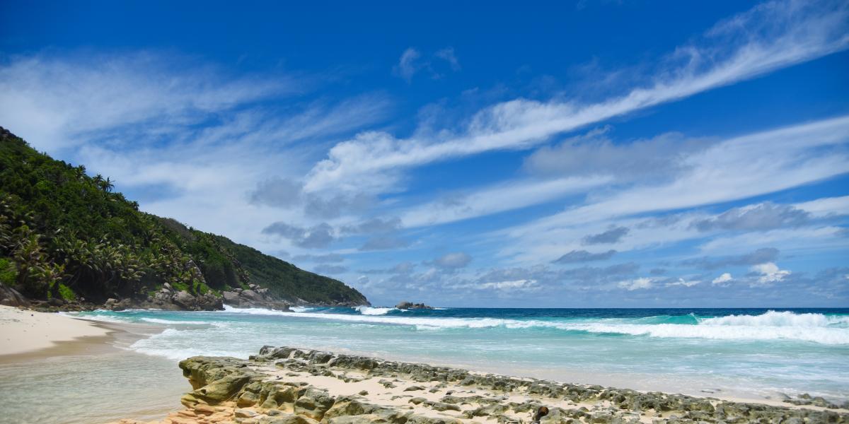 Beach "Police Bay" Mahé (Seychelles)