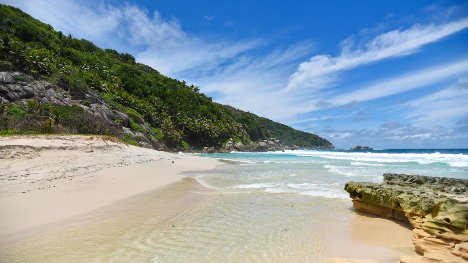 Beach "Police Bay" Mahé (Seychelles)