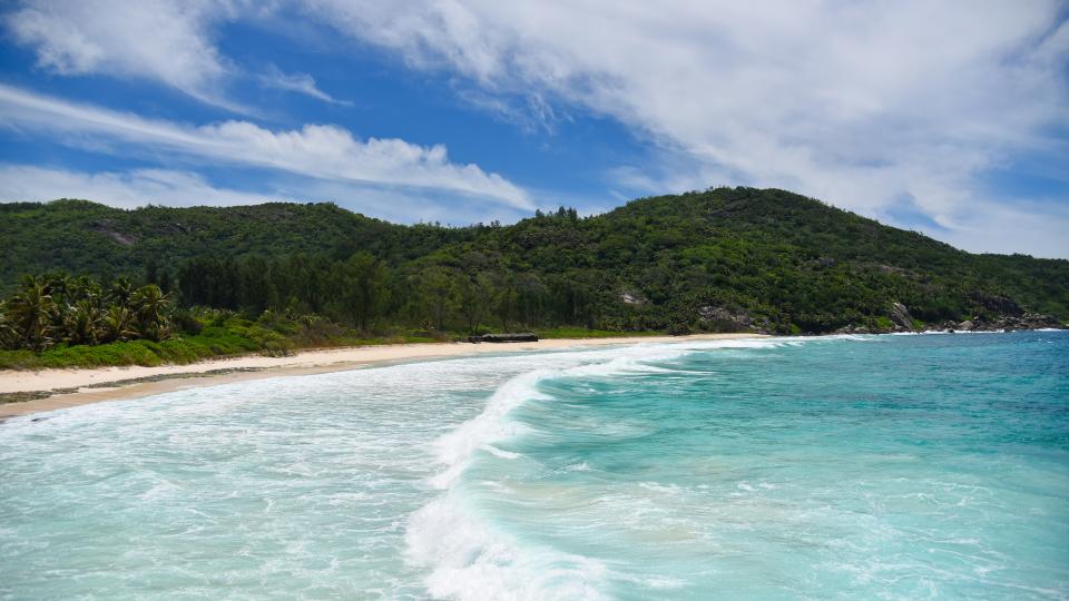 Beach "Police Bay" Mahé (Seychelles)