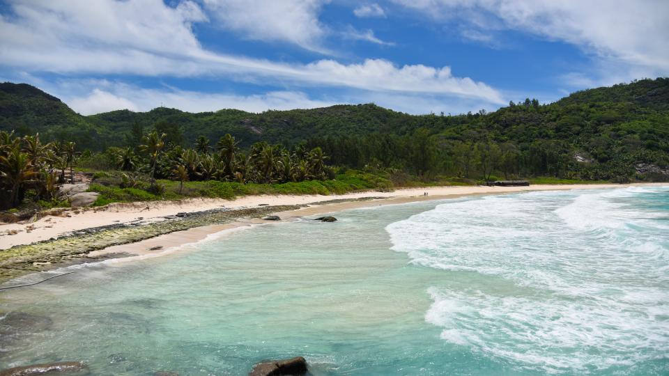 Beach "Police Bay" Mahé (Seychelles)
