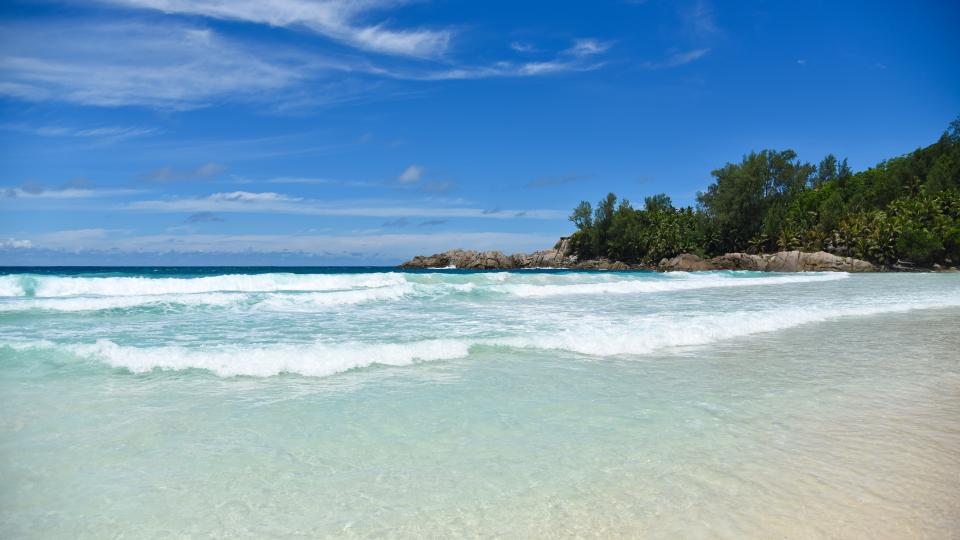Beach "Police Bay" Mahé (Seychelles)