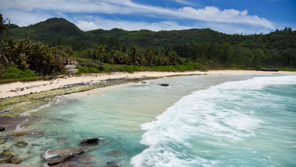 Beach "Police Bay" Mahé (Seychelles)