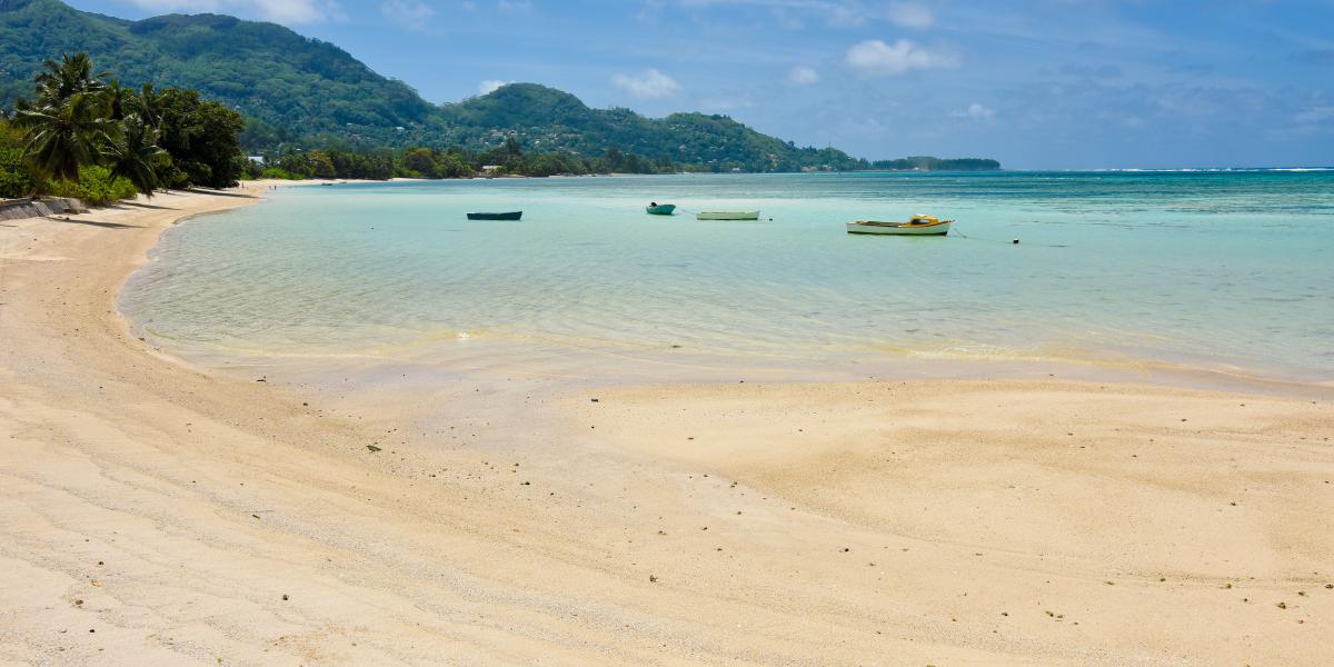 Strand "Turtle Bay" Mahé (Seychellen)