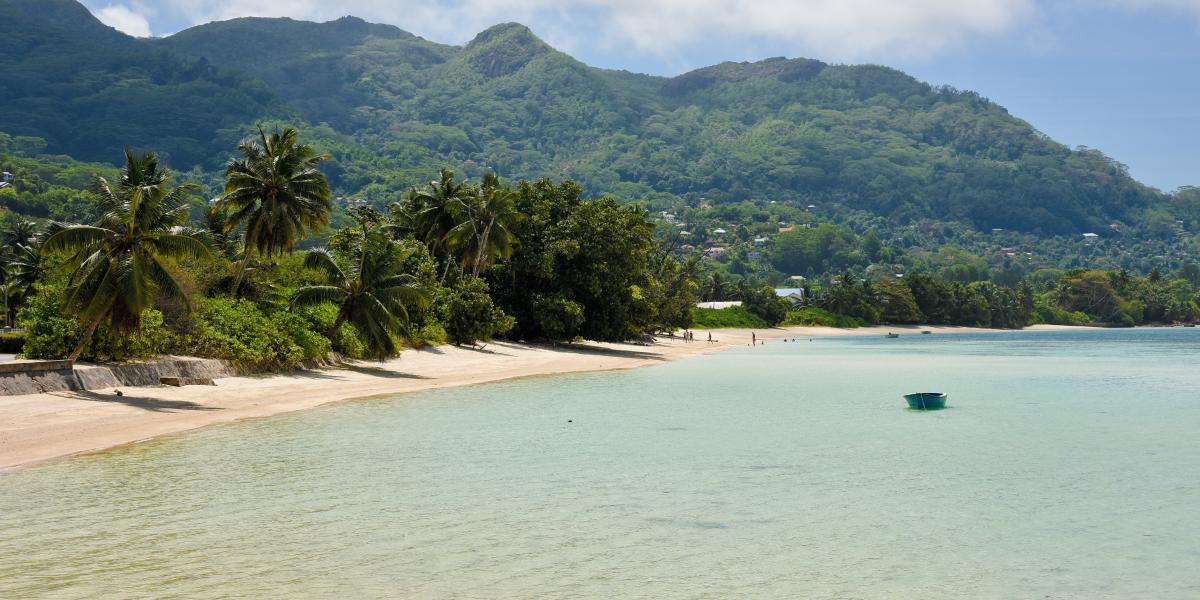 Strand "Turtle Bay" Mahé (Seychellen)
