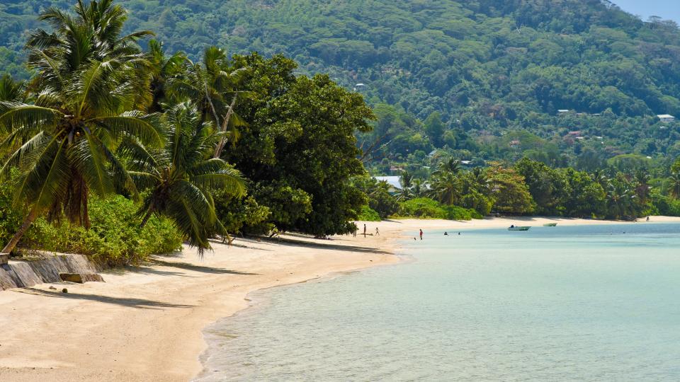 Strand "Turtle Bay" Mahé (Seychellen)