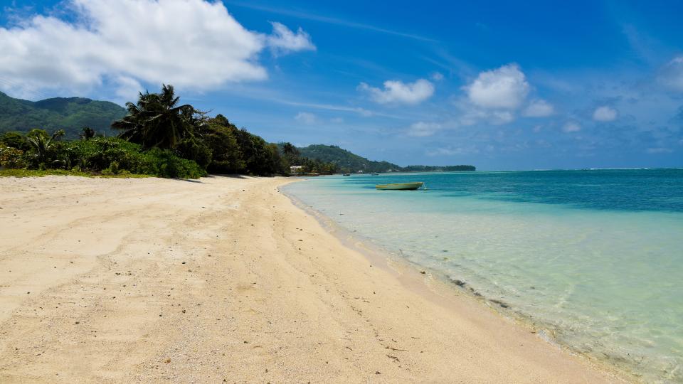 Strand "Turtle Bay" Mahé (Seychellen)