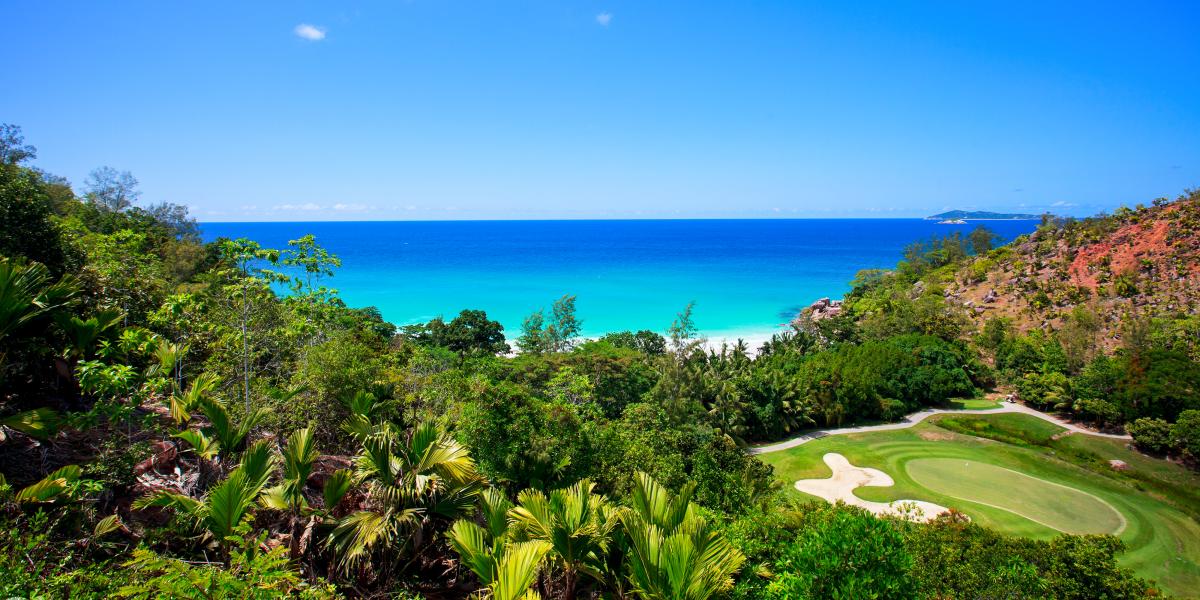 Golfing in the Seychelles