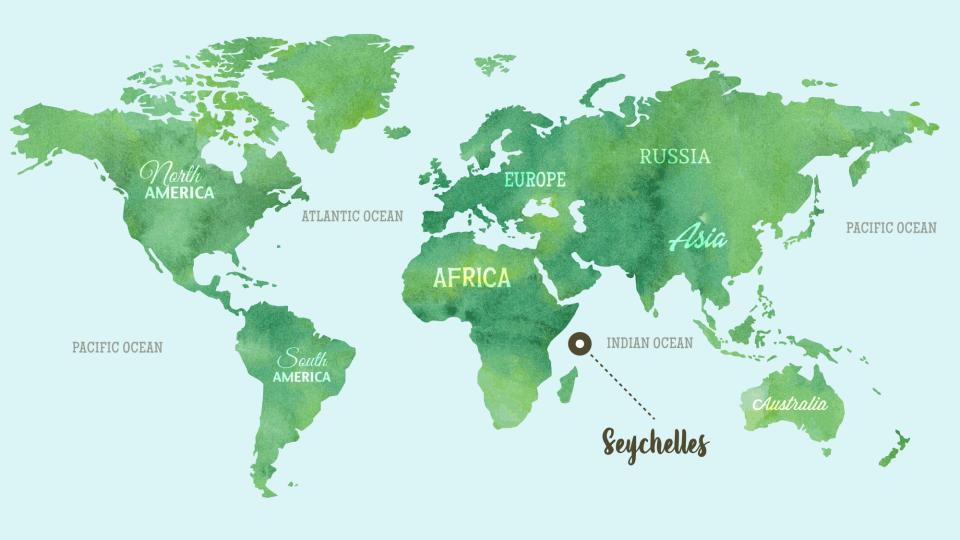 Geographic location of the Seychelles | Seychelles Map | Seychelles ...