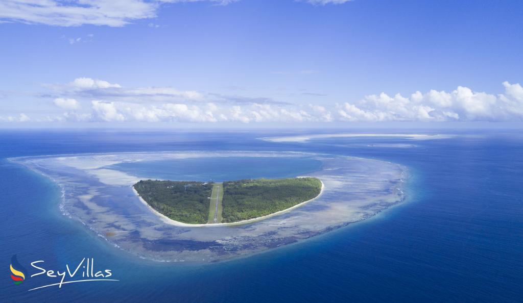 Resort "Alphonse Island Lodge" auf Alphonse Island (Seychellen ...