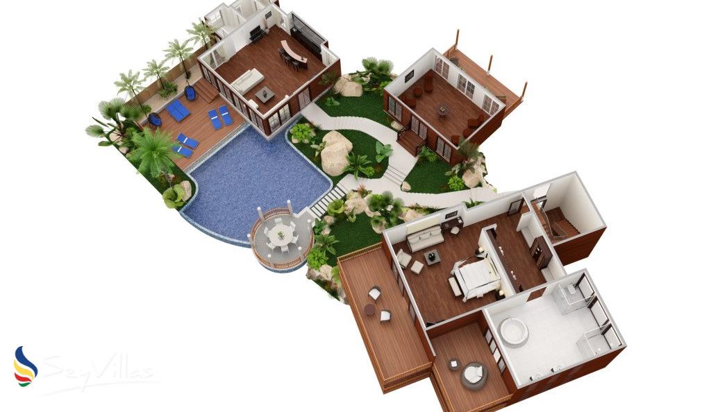 Hilton Seychelles Labriz Resort & Spa - Resort - Two Bedroom Silhouette ...