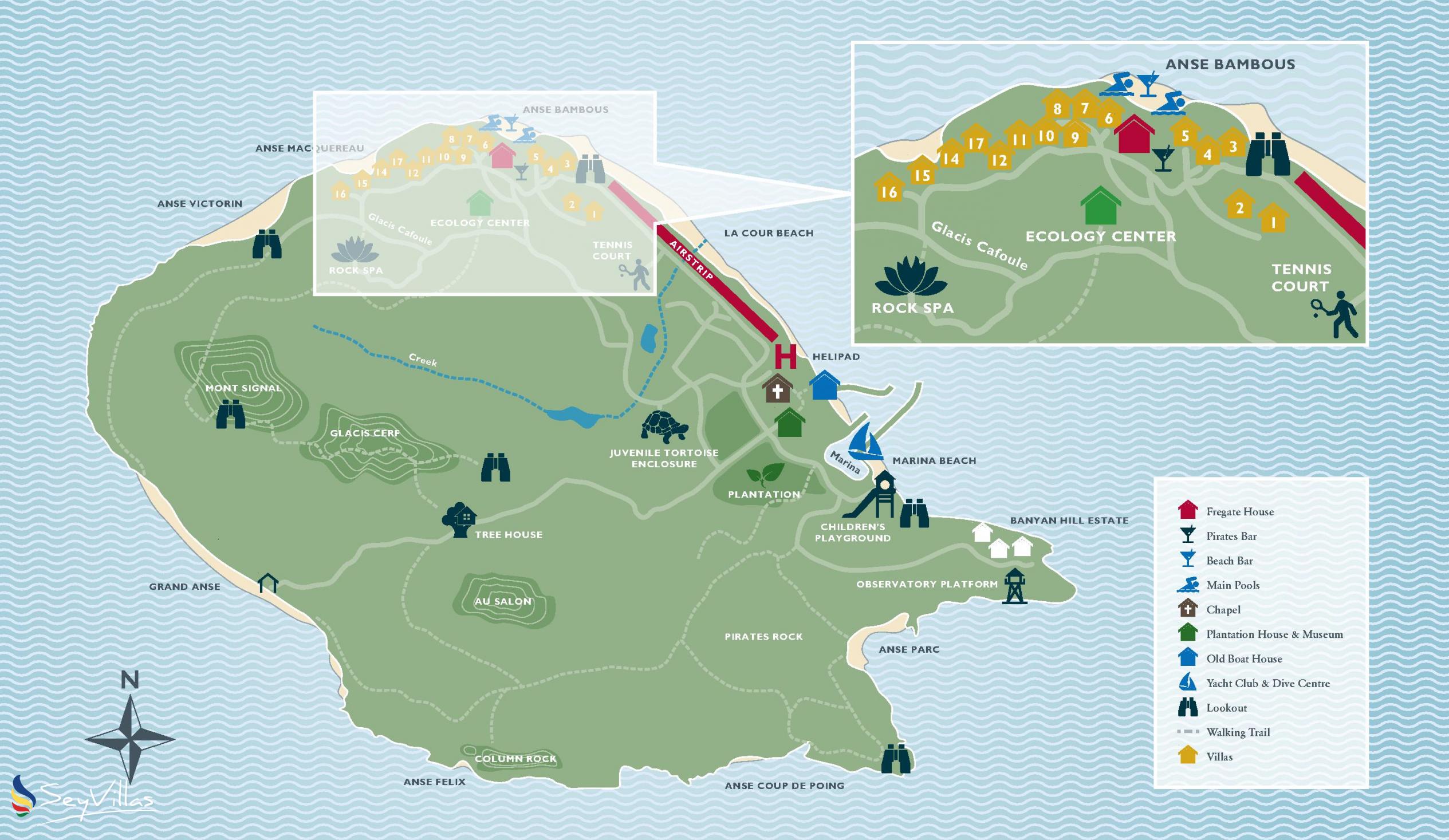 Fregate Island Private - Resort - Outdoor area - Fregate Island ...